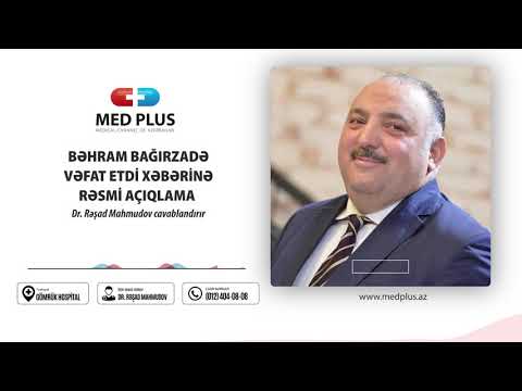 Behram Bagirzade haqqinda RƏSMİ AÇIQLAMA