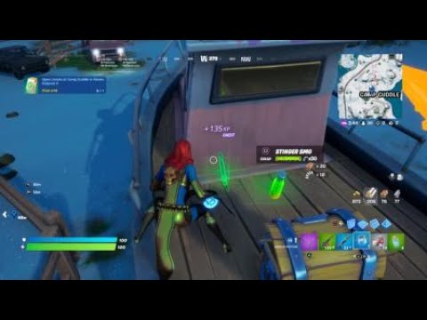 How to Open chests at Camp Cuddle or Seven Outpost V - FORTNITE CHAPTER ...