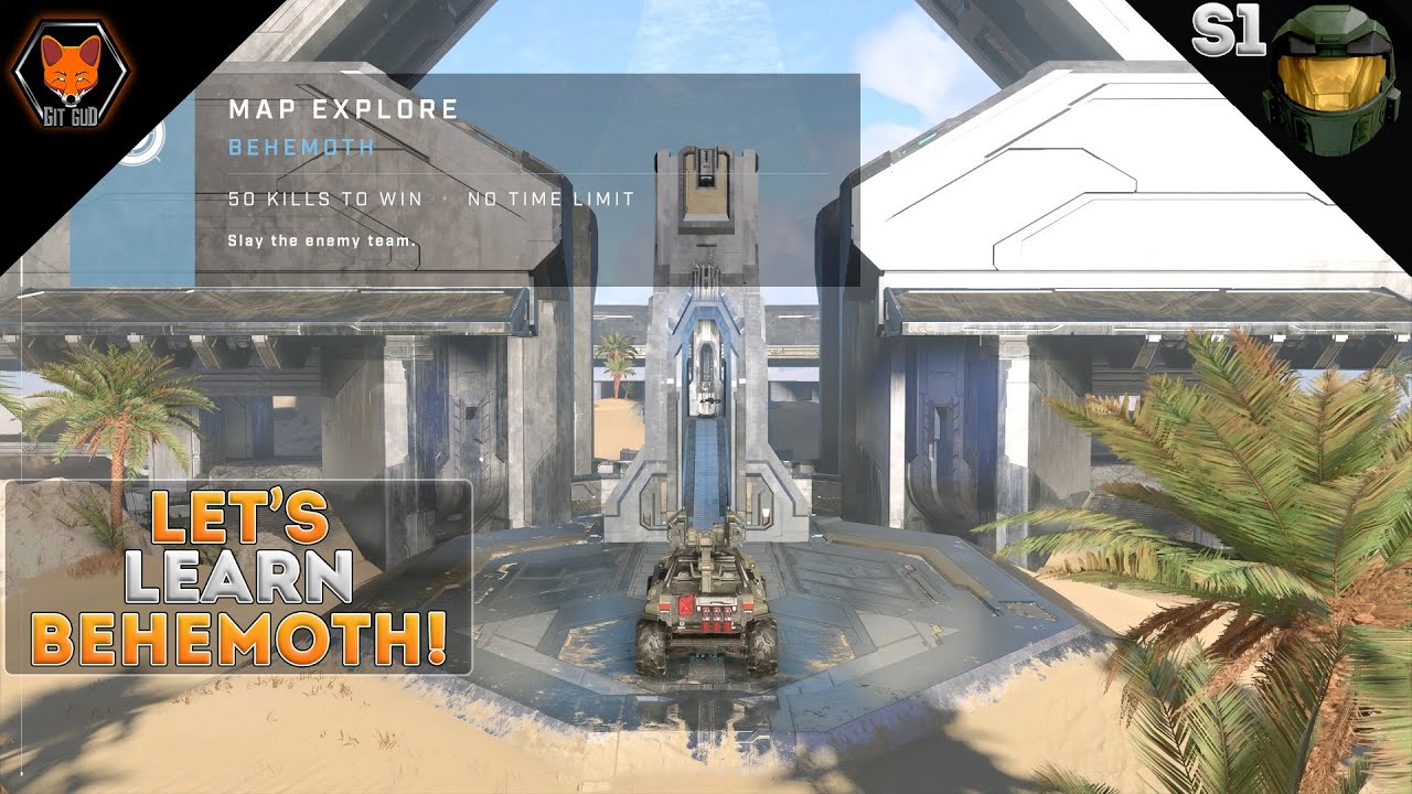Exploring "Behemoth" Map! (Halo Infinite Map Walkthrough!) - YouTube