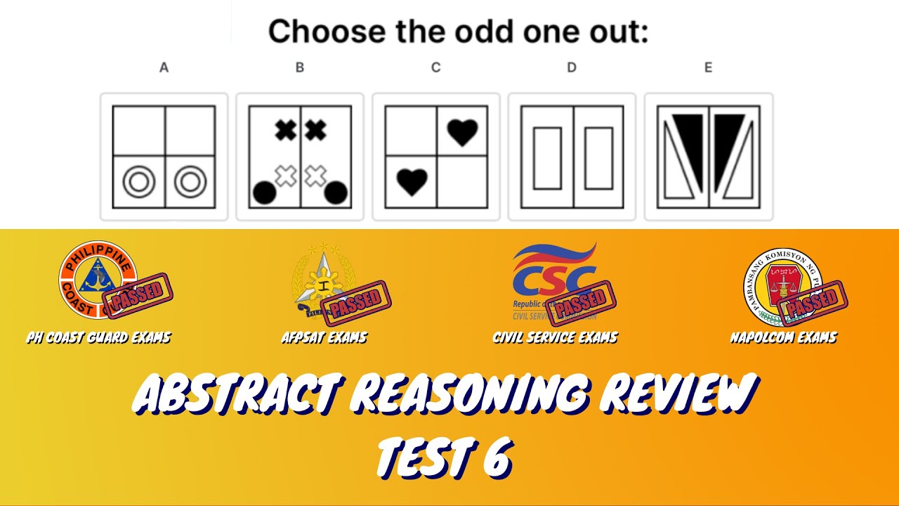 ABSTRACT REASONING REVIEW TEST 6 - CIVIL SERVICE | NAPOLCOM | AFPSAT ...