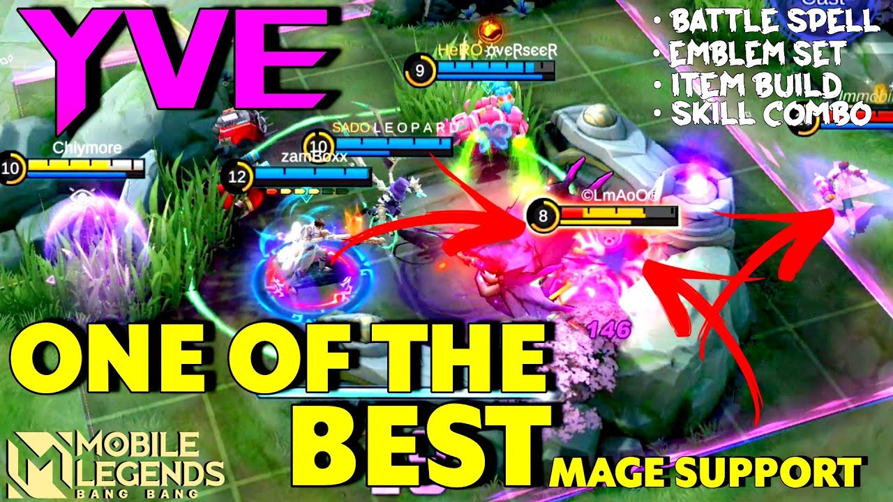 Yve Combo skill and best Gameplay 2021 | mobile Legends - YouTube