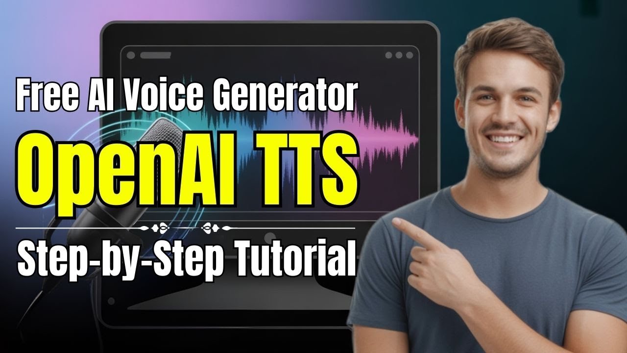OpenAI TTS Tutorial 🎙️ Free AI Voice Generator Better Than ElevenLabs ...