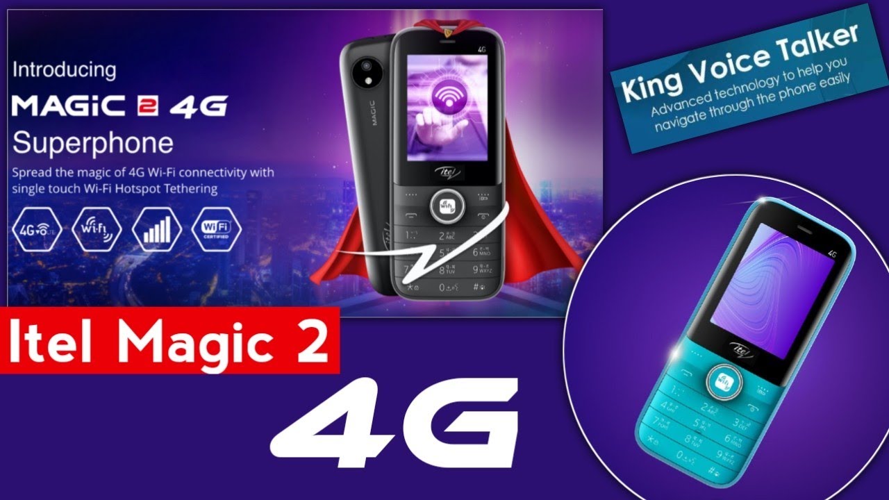 Itel Magic 2 (4G) Mobile Phone || 4G Keypad Mobile Fully Featured ...