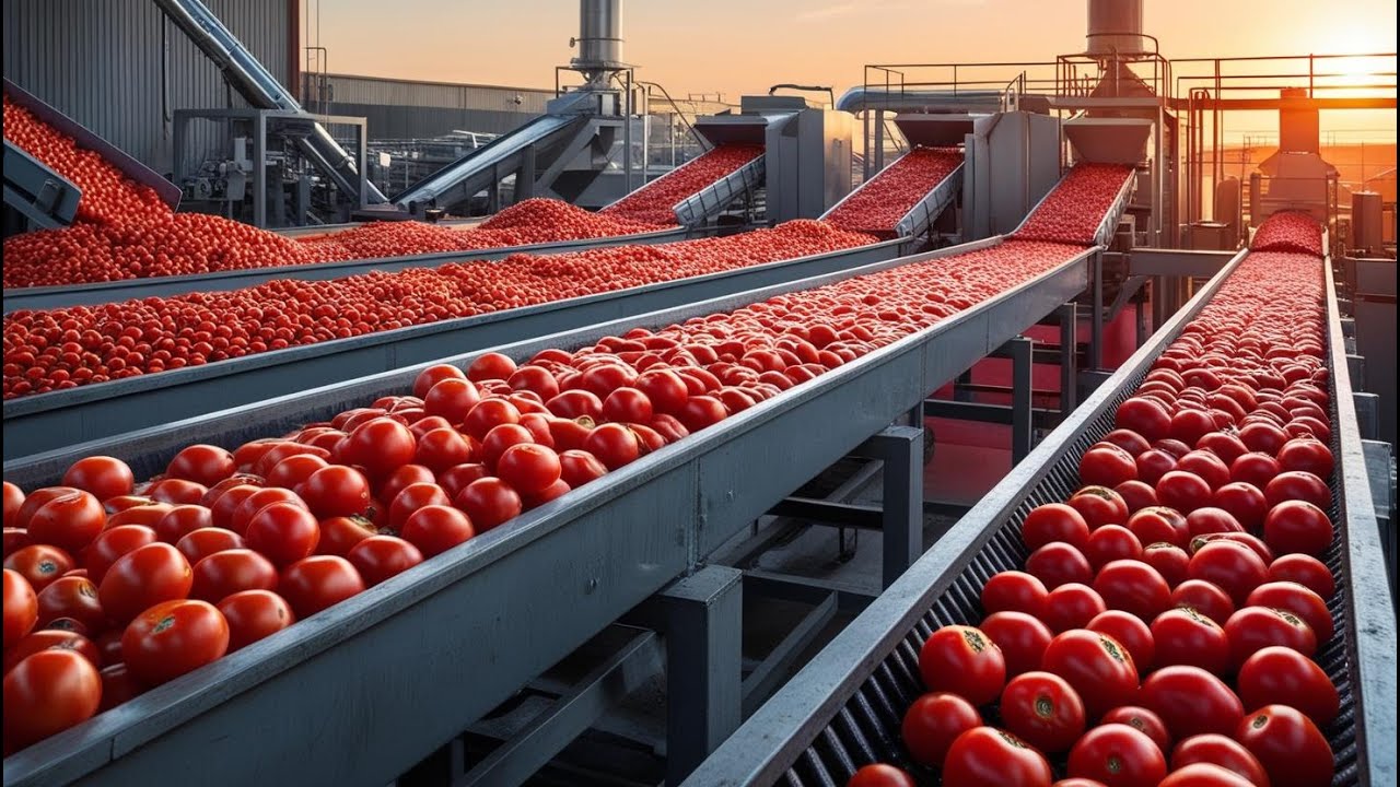 The Mega Tomato Factory That Makes Sauces and Jams: Discover the ...
