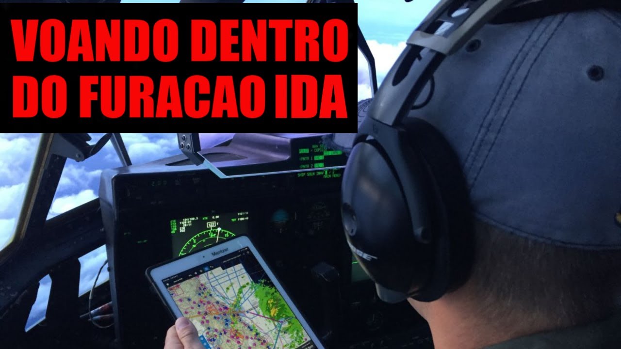 PILOTOS VOAM DENTRO DO FURACAO IDA / NOVA ORLEANS BLACKOUT - YouTube