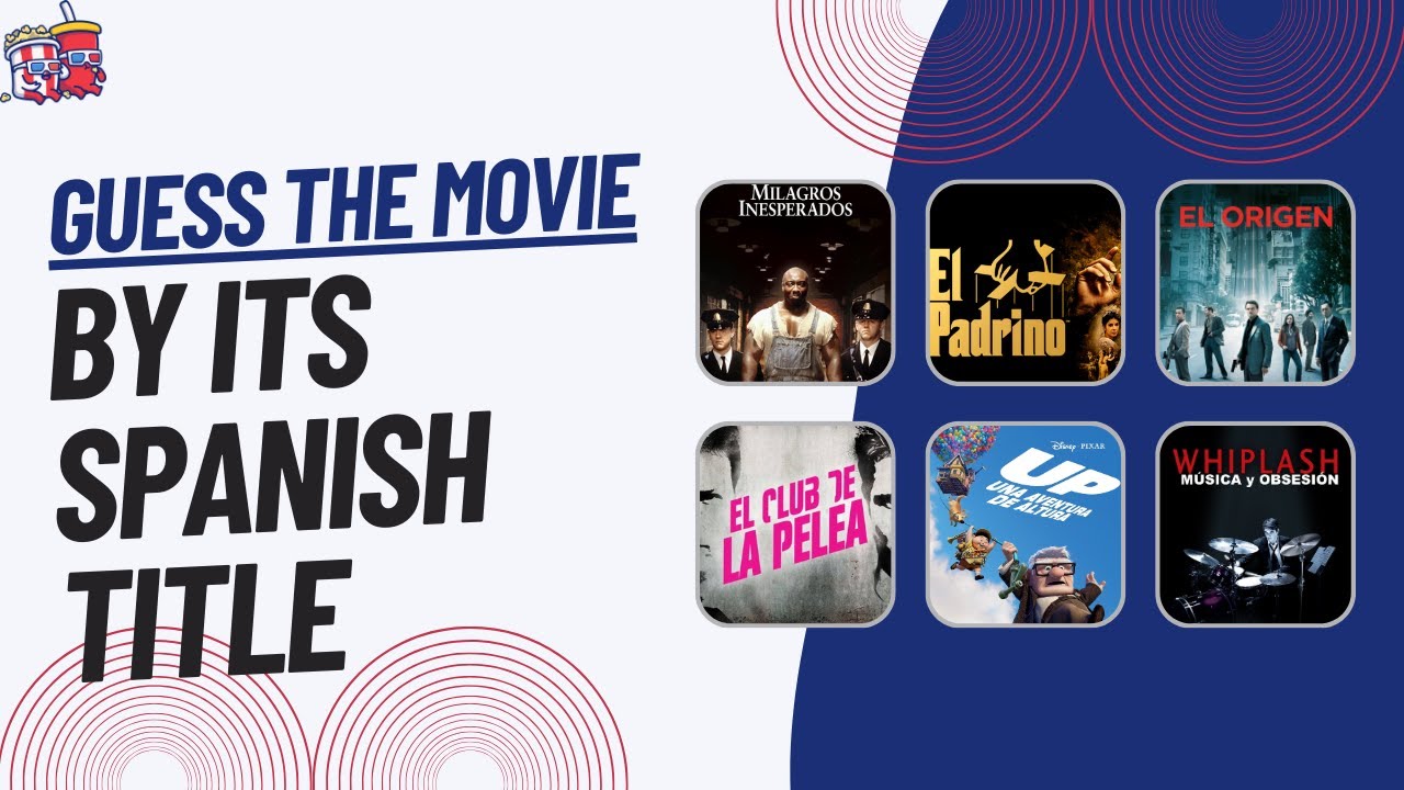 Guess The Movie By Its Spanish Title - YouTube