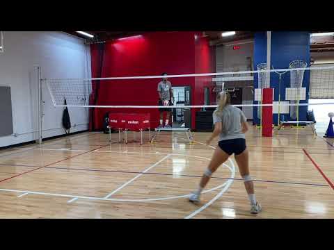 Volleyball Digging the Setter Dump | Volleyball Lessons - YouTube