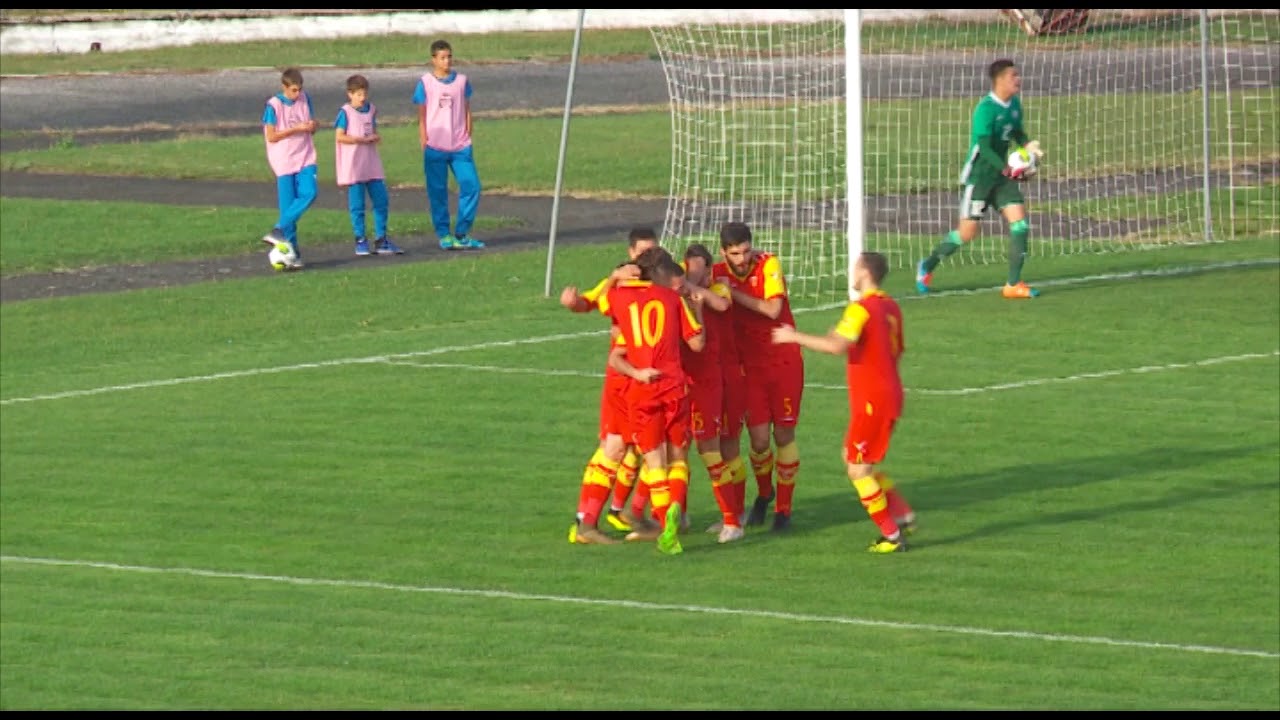 Luka Uskoković goal, assist Stefan Milošević, Montenegro U21 vs ...