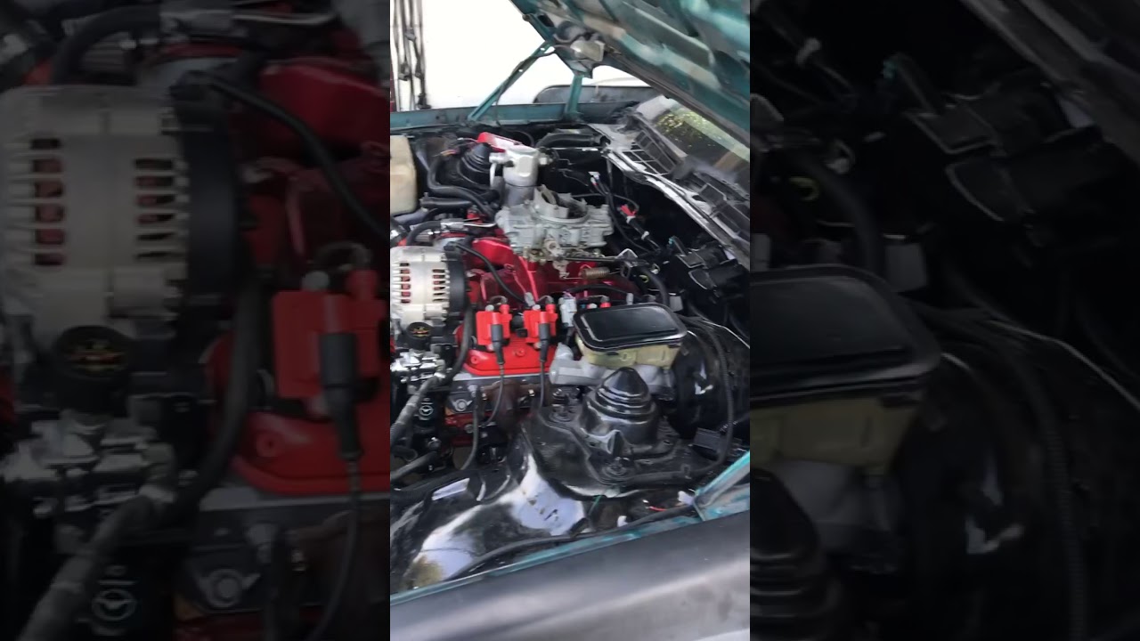 92 Chevy Camaro carbed LS - YouTube