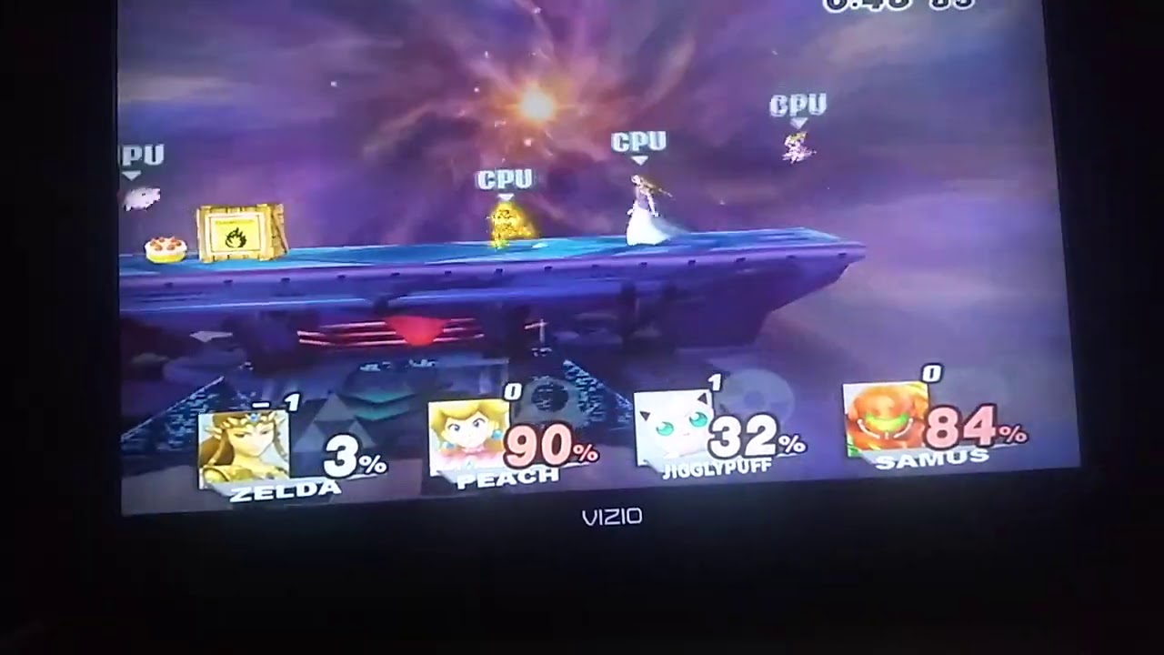Super Smash Bros. Brawl Zelda (CPU) VS. Peach (CPU) VS. Jigglypuff (CPU ...