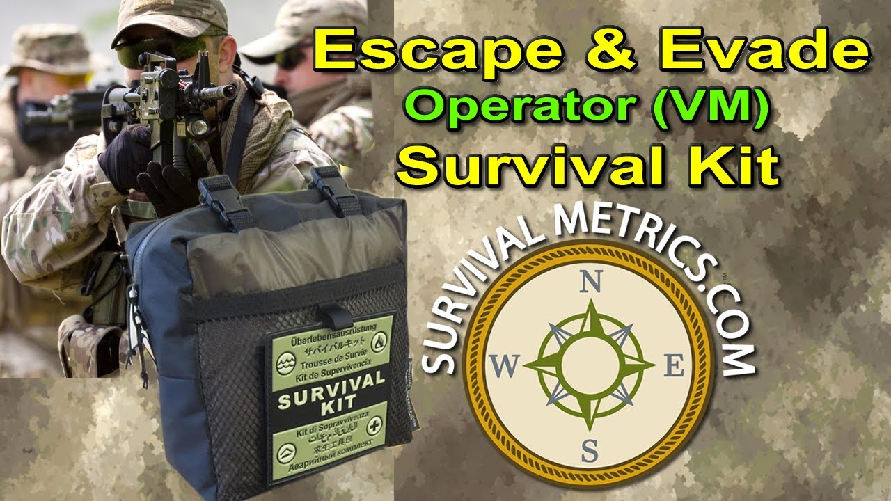 Escape and Evade Operator Military Survival Kit VM - YouTube