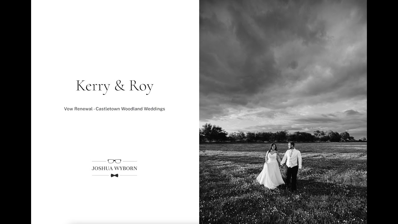 Kerry & Roy's Vow Renewal Photography Highlights | Castletown Woodland ...