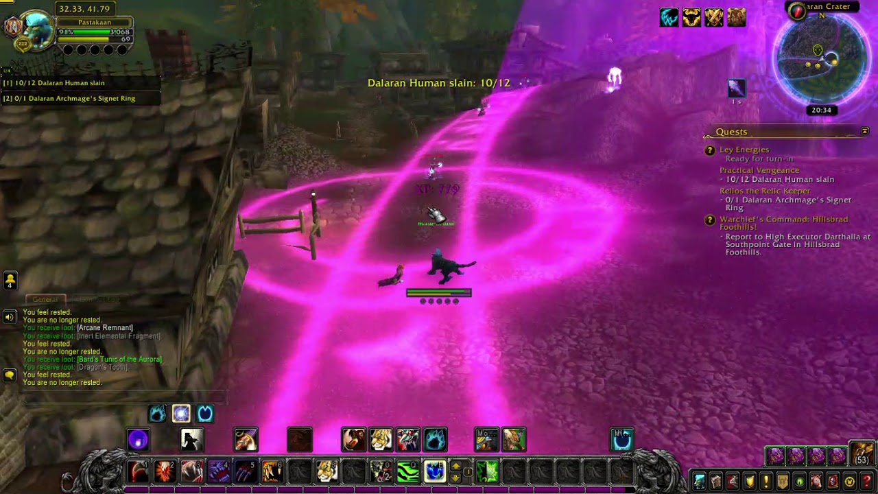 WoW Levelling Feral Druid (8.3): Level 48 - 50 - YouTube