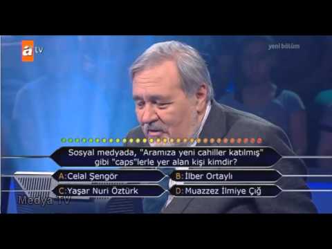 Kim Milyoner Olmak İster - Aramıza Yeni Cahiller Katılmış Sorusu - İlber Ortaylı