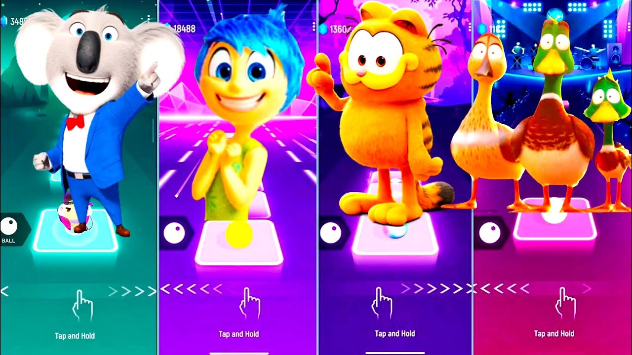 Sing 2 vs Inside Out Joy vs Garfield vs Migration - YouTube