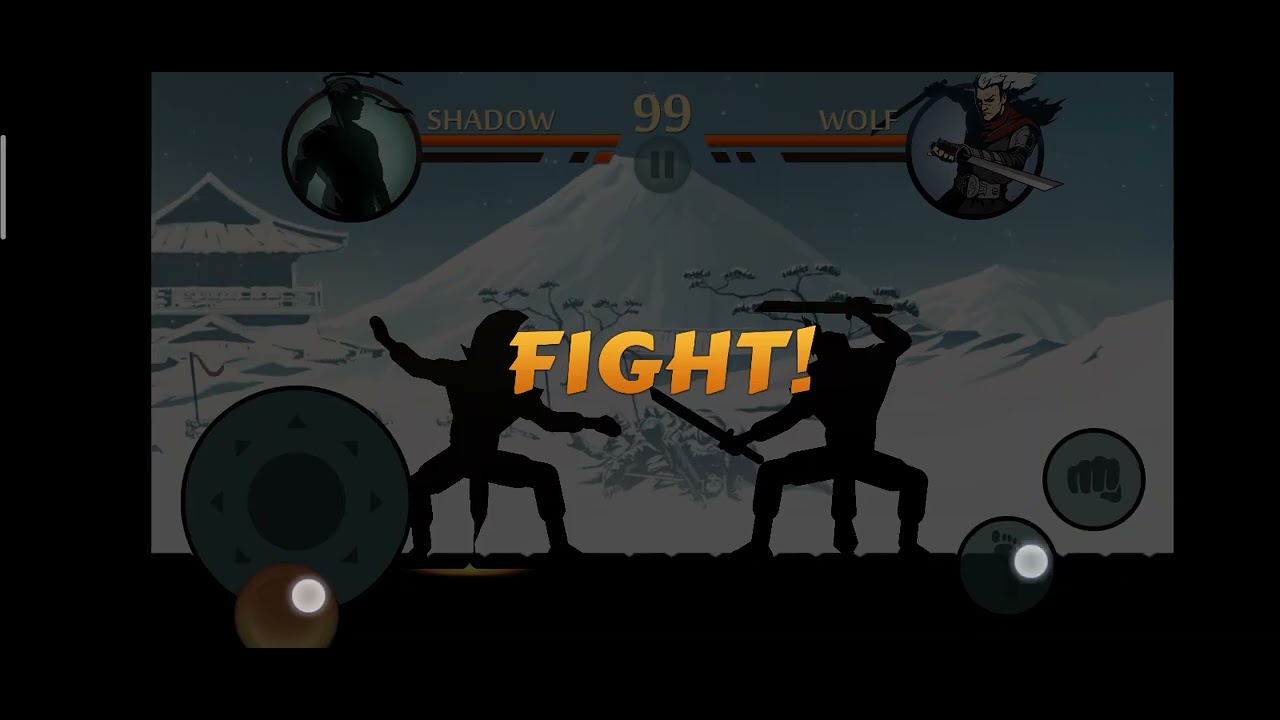 SHADOW VS WOLF FIGHTING IMPOSSIBLE FIGHT WITHOUT WEAPON WITH WIDOW'S ...