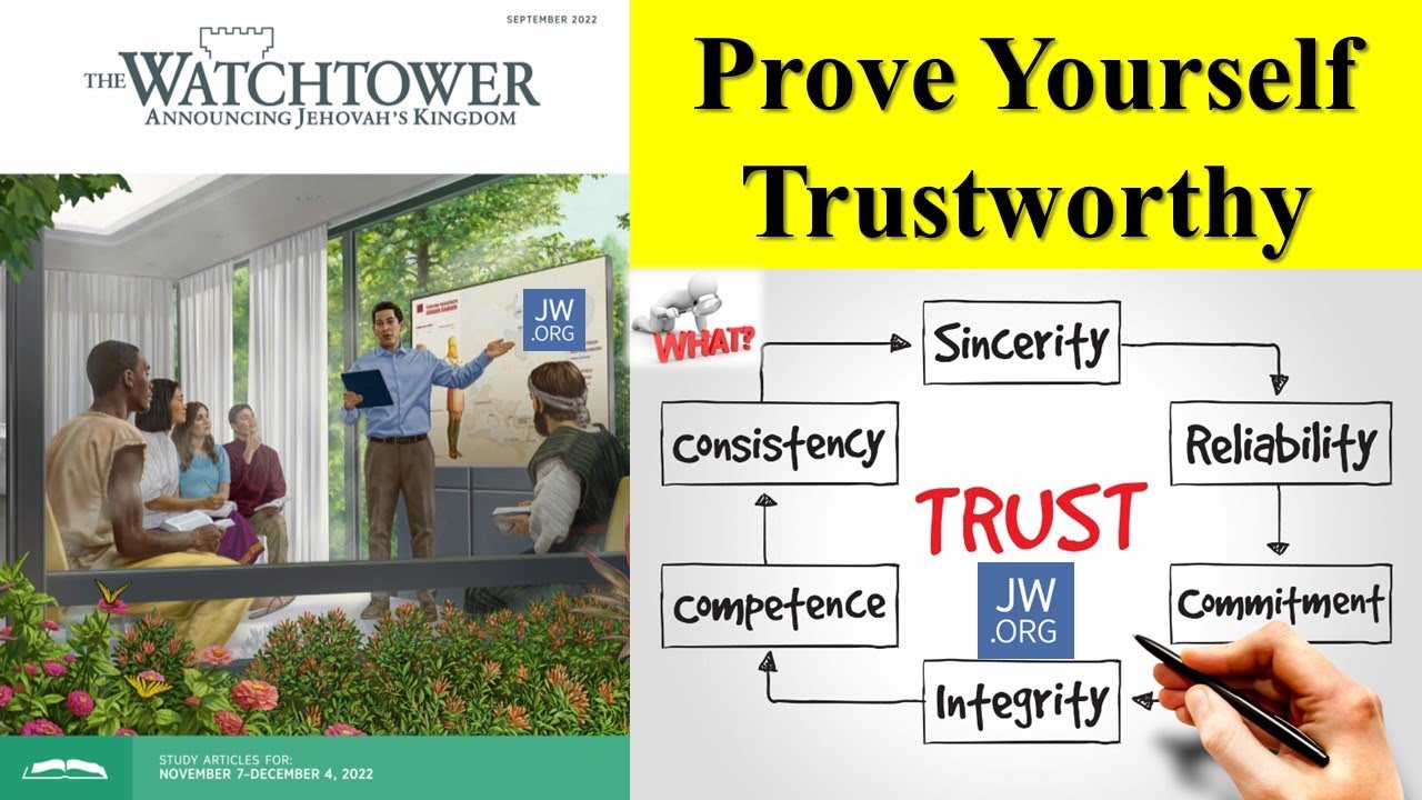 Watchtower Study - November 20, 2022 - Prove Yourself Trustworthy - YouTube