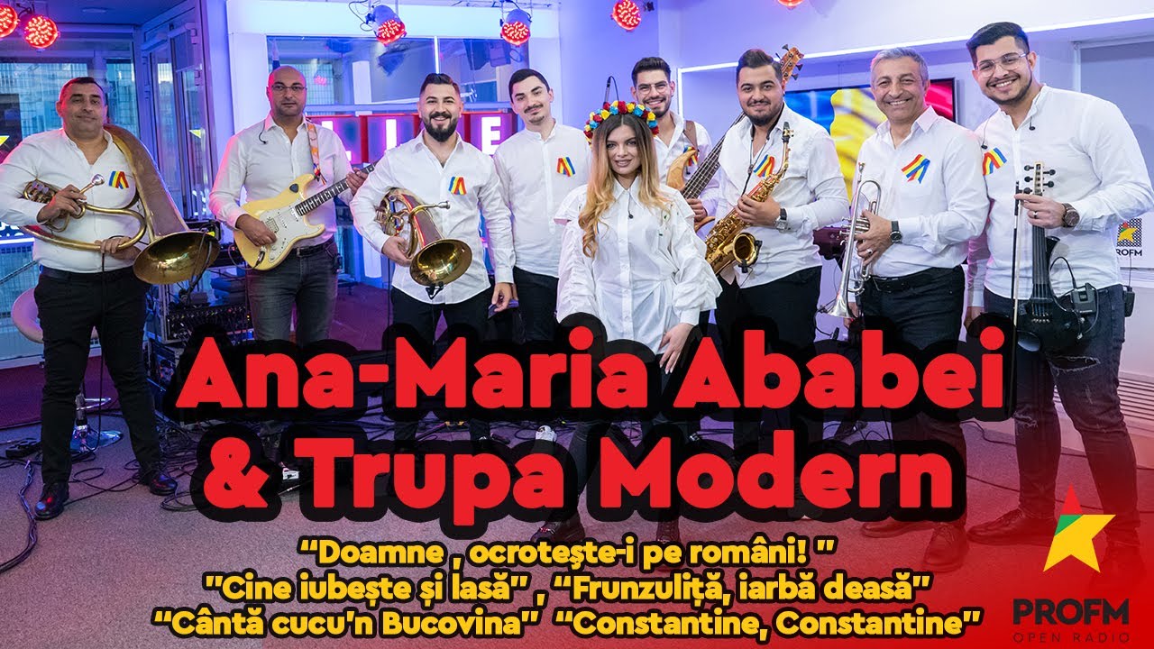 Ana-Maria Ababei & Trupa Modern LIVE de ZIUA ROMÂNIEI! | PROFM LIVE ...