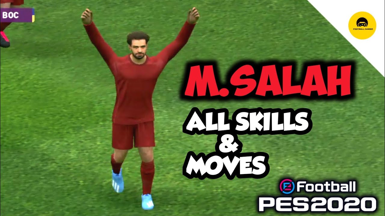 Mohammad Salah All Skills & Moves - Pes 2021 Mobile - YouTube
