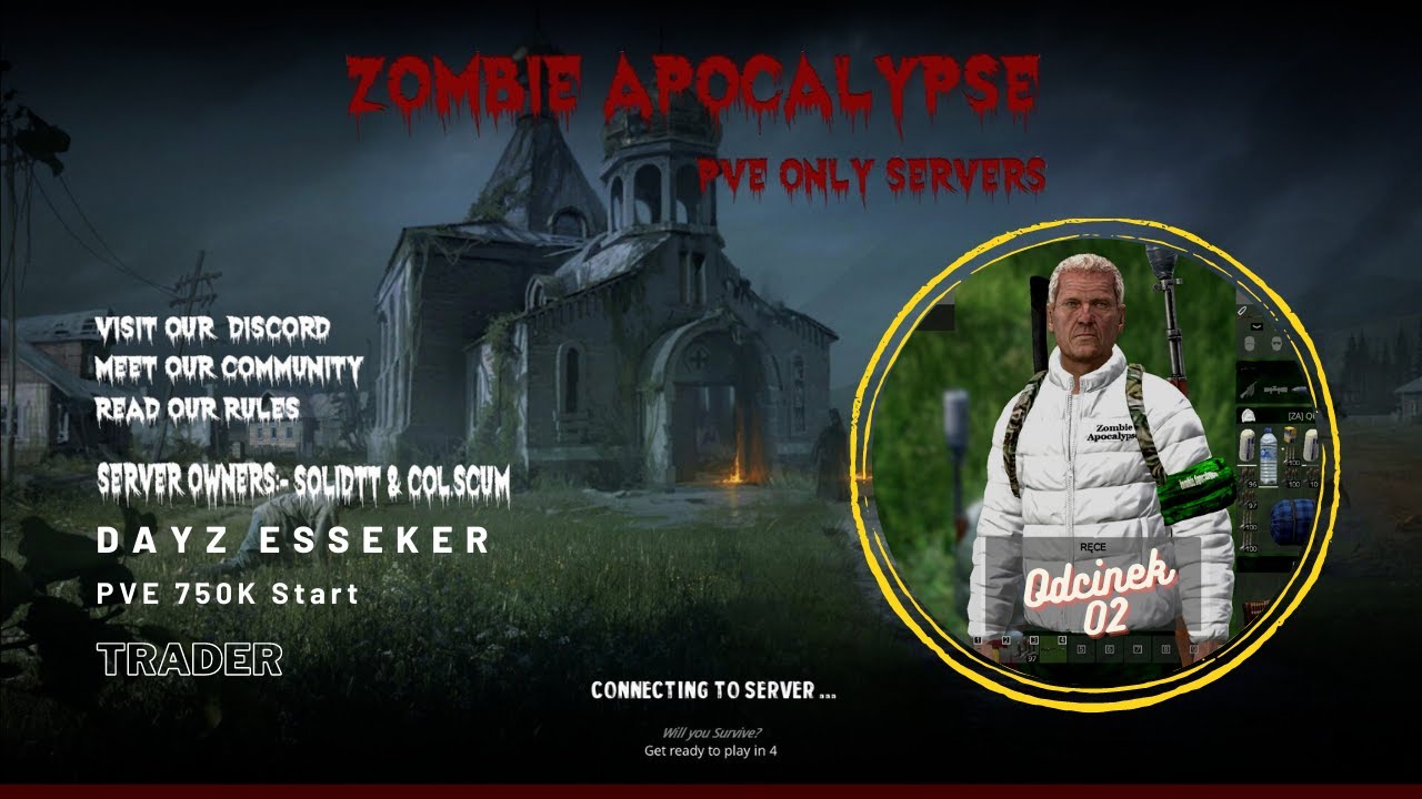 DayZ Esseker #02 [ ESSEKER ZOMBIE APOCALYPSE PVE 750K START TRADER ...