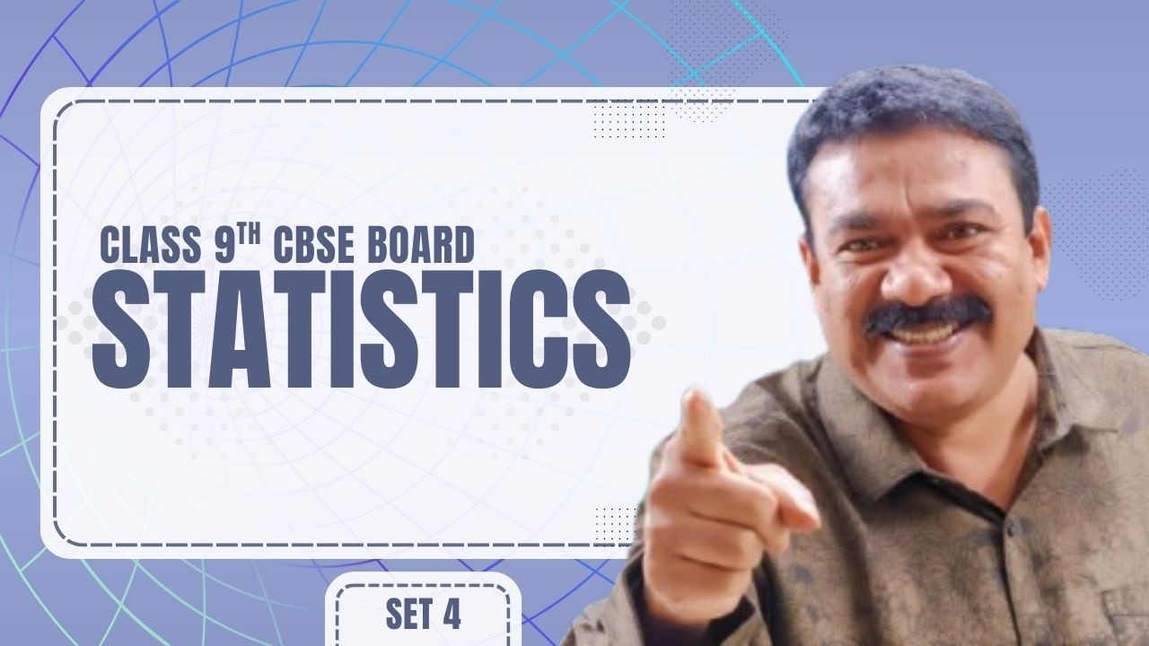 9th CBSE | Statistics | Set 4 | Reji Jose Tuition - YouTube