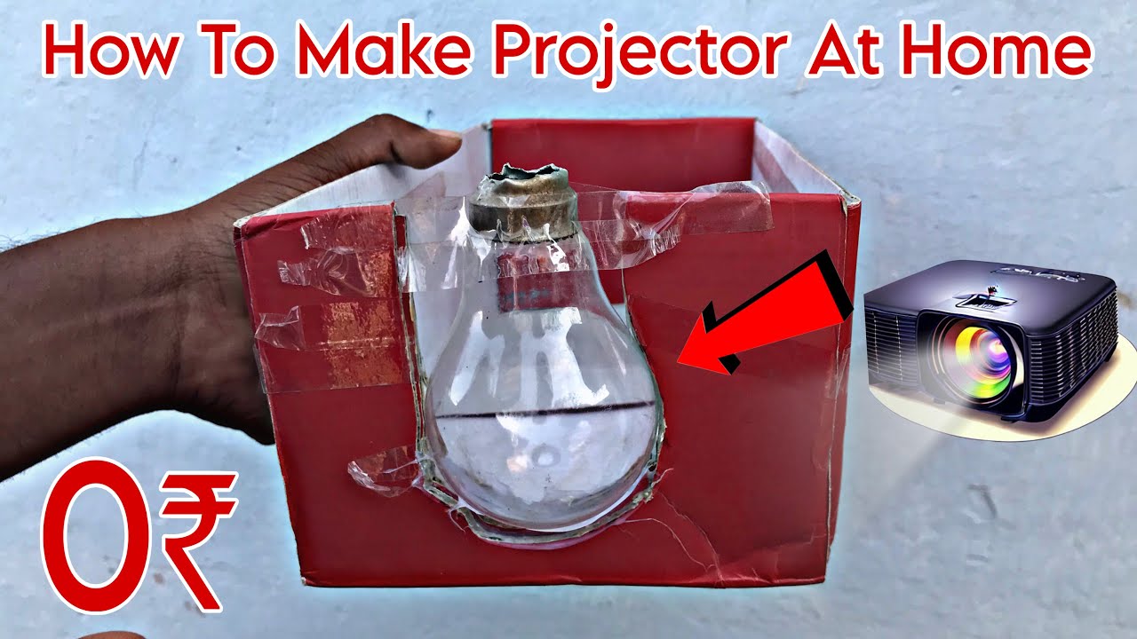 DIY Projector: How to Make Your Own Projector for CHEAP - YouTube