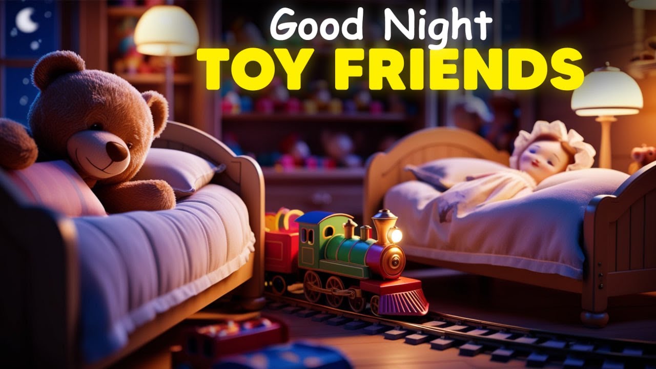 🌙 Goodnight Toy Friends 😴 |🛏️ Relaxing Bedtime Story For Kids 🧸 - YouTube
