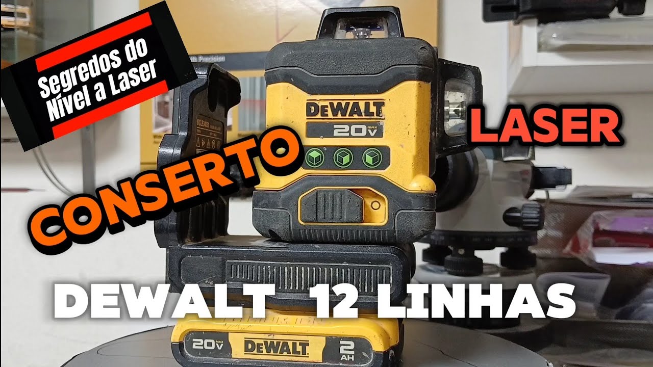 LASER DEWALT DW089 LG - LASER DE 12 LINHAS - YouTube