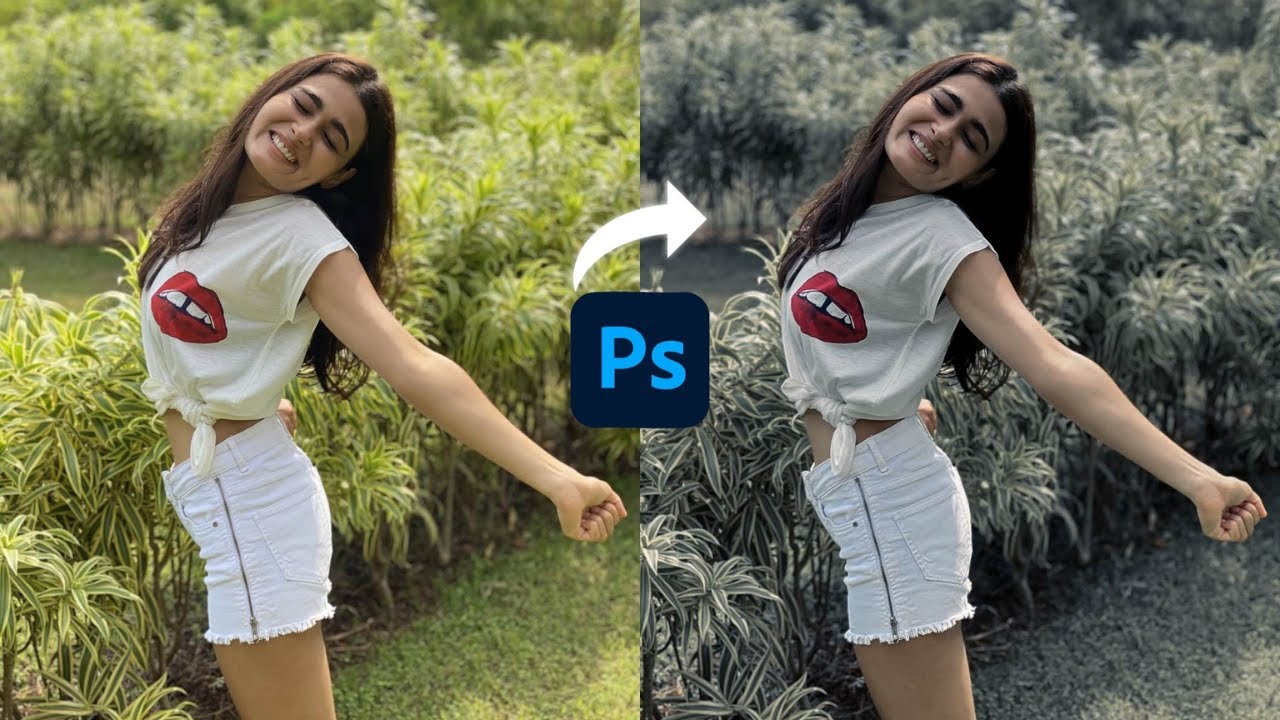 True Black Portrait Color Grading In Photoshop - 5 Min Tutorial - YouTube