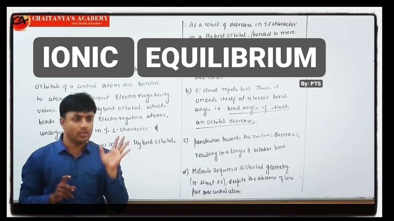 IONIC EQUILIBRIUM -1 | Lec - 3 | Questions on Common Ion Effect - YouTube