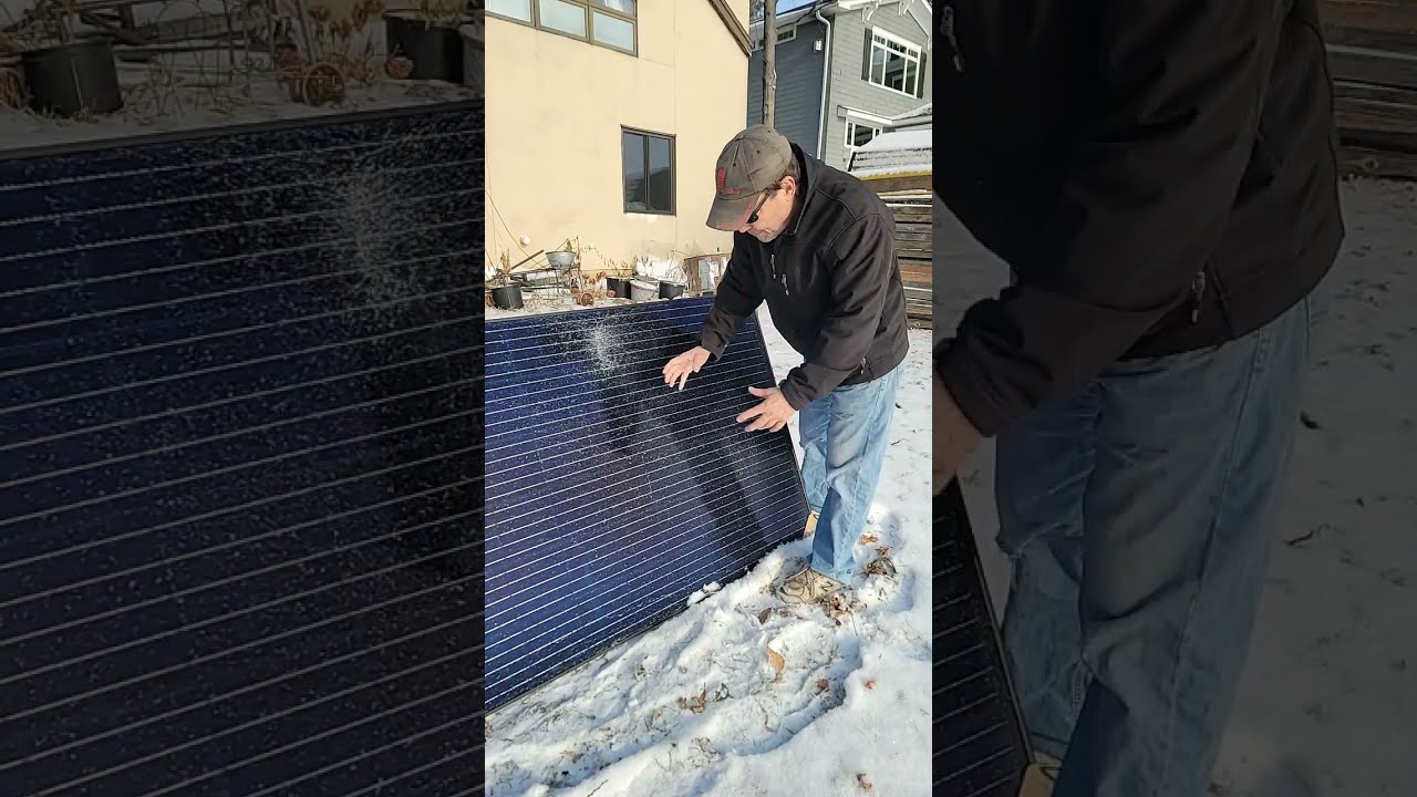 Do cracked solar panels still work? - YouTube