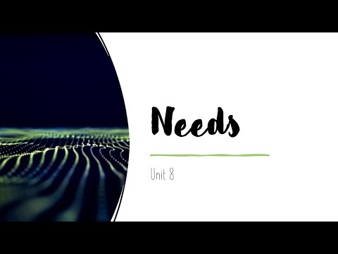Needs - YouTube