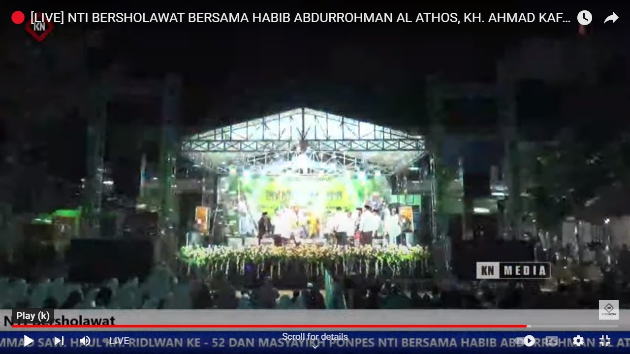 🔴LIVE NTI BERSHOLAWAT BERSAMA HABIB ABDURRAHMAN AL ATHOS FEAT JSA NUSANTARA - YouTube