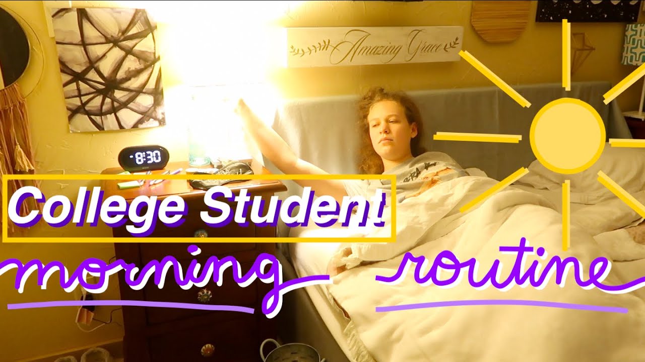 My Real Weekday Morning Routine as a College Student - YouTube
