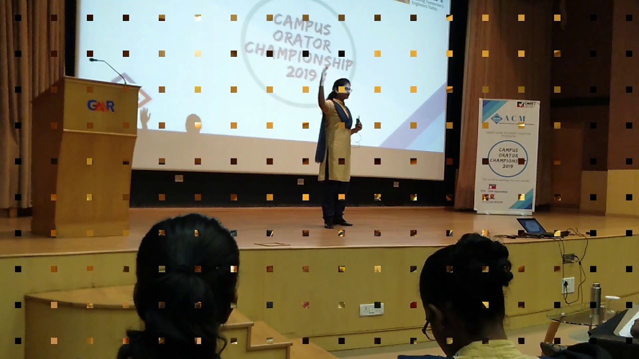 The Journey of Campus Orator Championship 2019 #ACM #GMRIT - YouTube