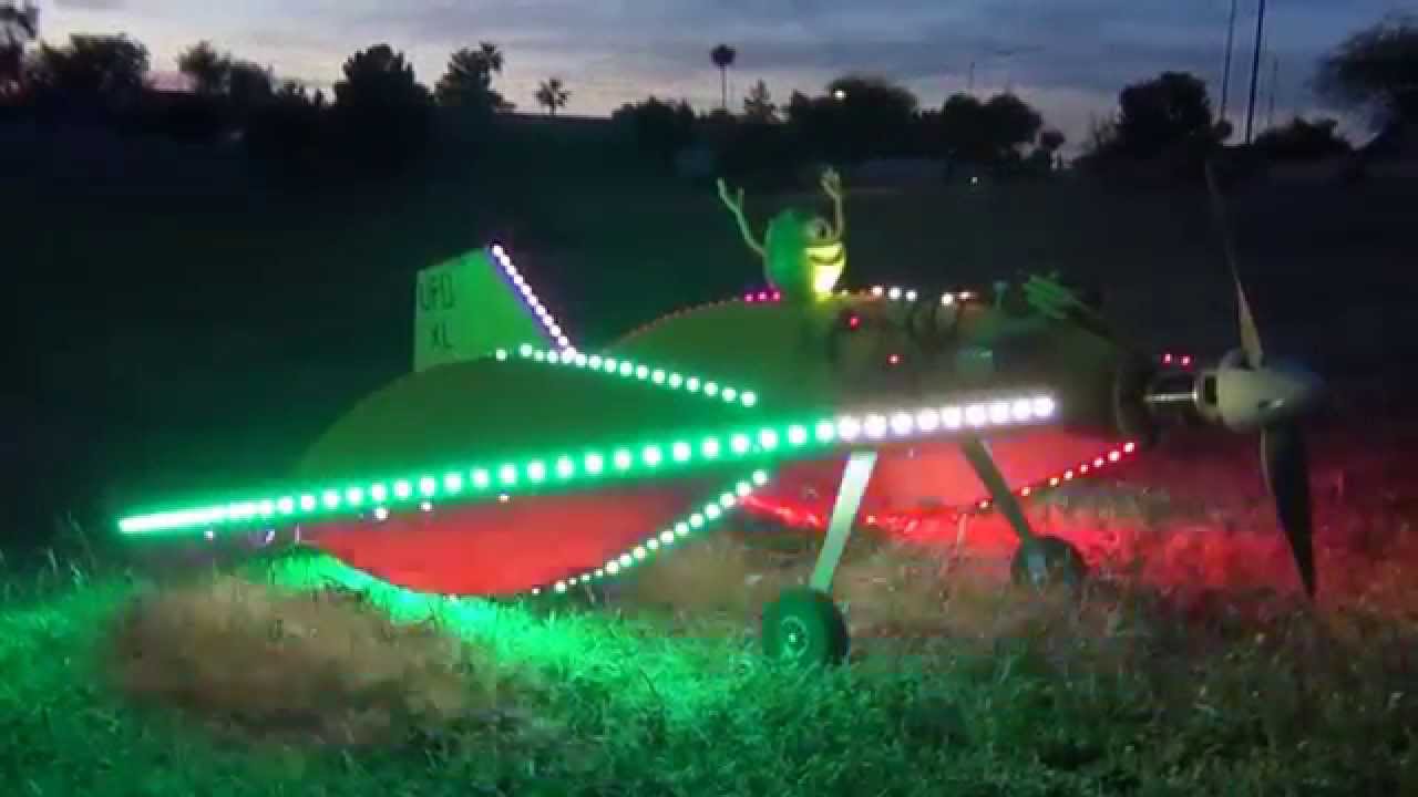 Monsters Inc. Flying UFO model - YouTube