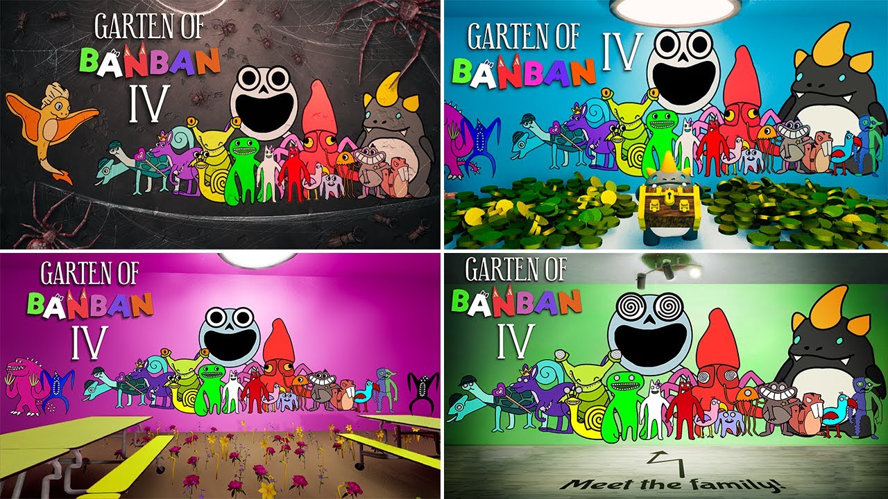 Garten of Banban 4 - ALL NEW TRAILERS (Compilation #1) - YouTube