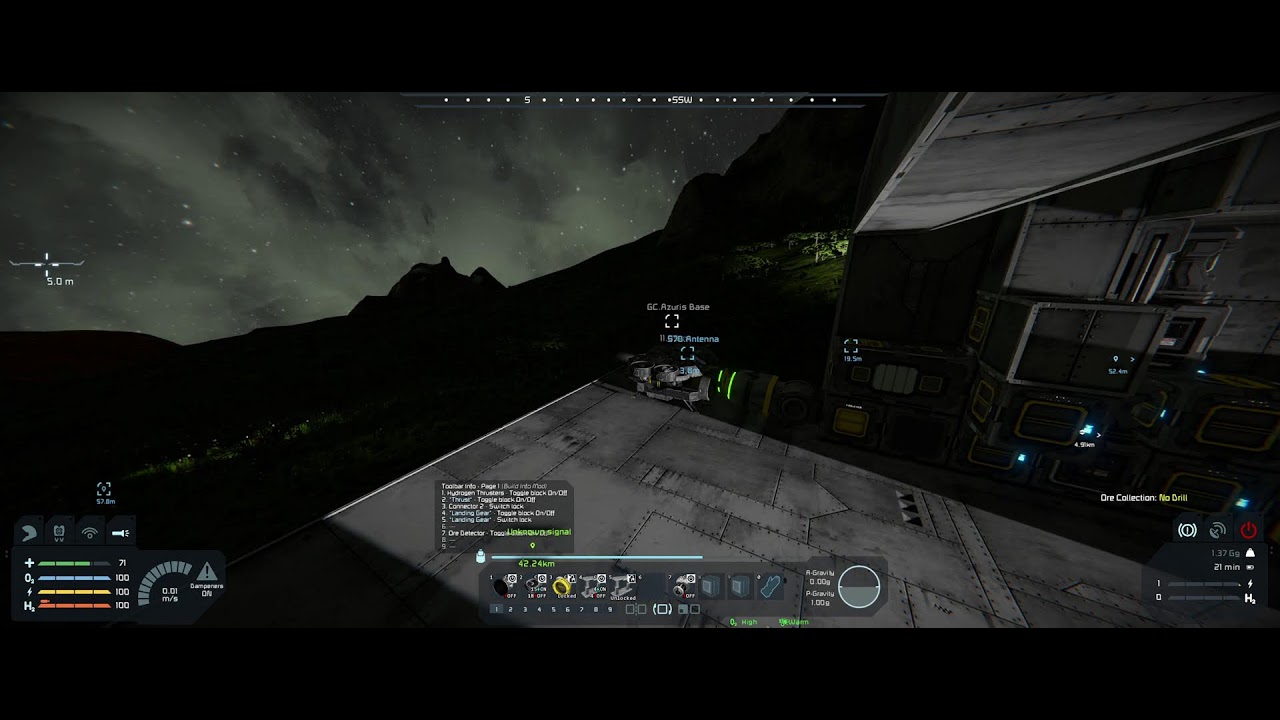 Space Engineers Ares at war: Making a small grid drill ship to dig a ...