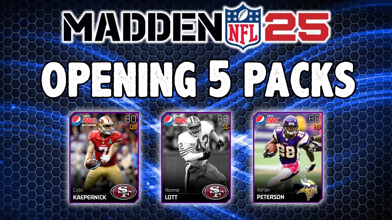 "Madden 25 Ultimate Team" Opening my first MUT 25 packs | MUT 25 Promo ...