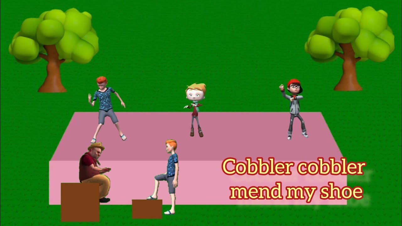 COBBLER COBBLER MEND MY SHOE. NURSERY RHYME. KIDS SONG. - YouTube