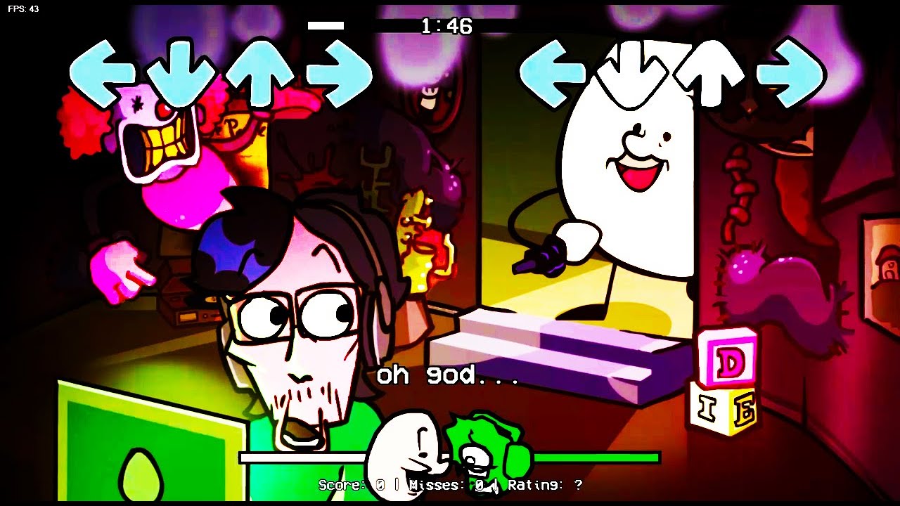 Friday Night Funkin VS Vloo Guy (Ourple Guy D-SIDES) - Bite - YouTube