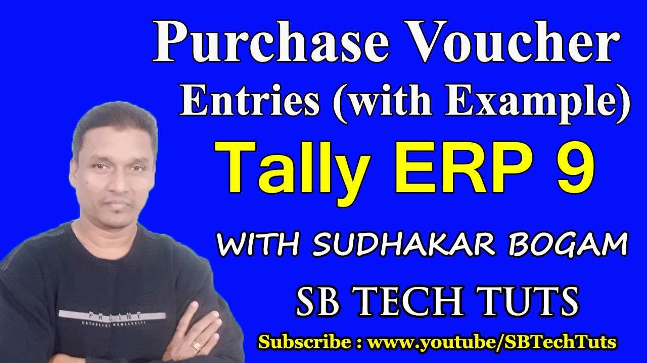 Purchase Voucher Entry in tally ERP 9 | Purchase Voucher Entries in ...