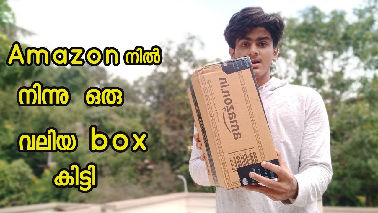 I got a big box from amazon.unboxing the box - YouTube