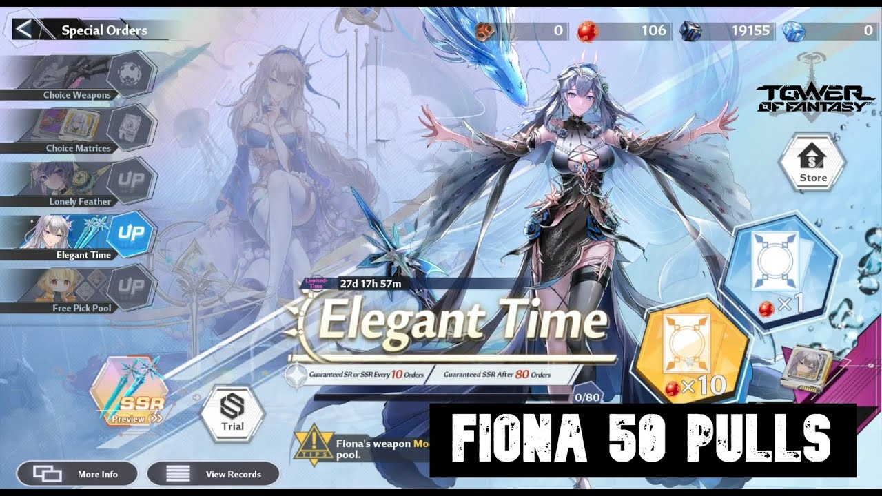 First time getting this lucky since launch | Fiona Pulls - Tower of ...