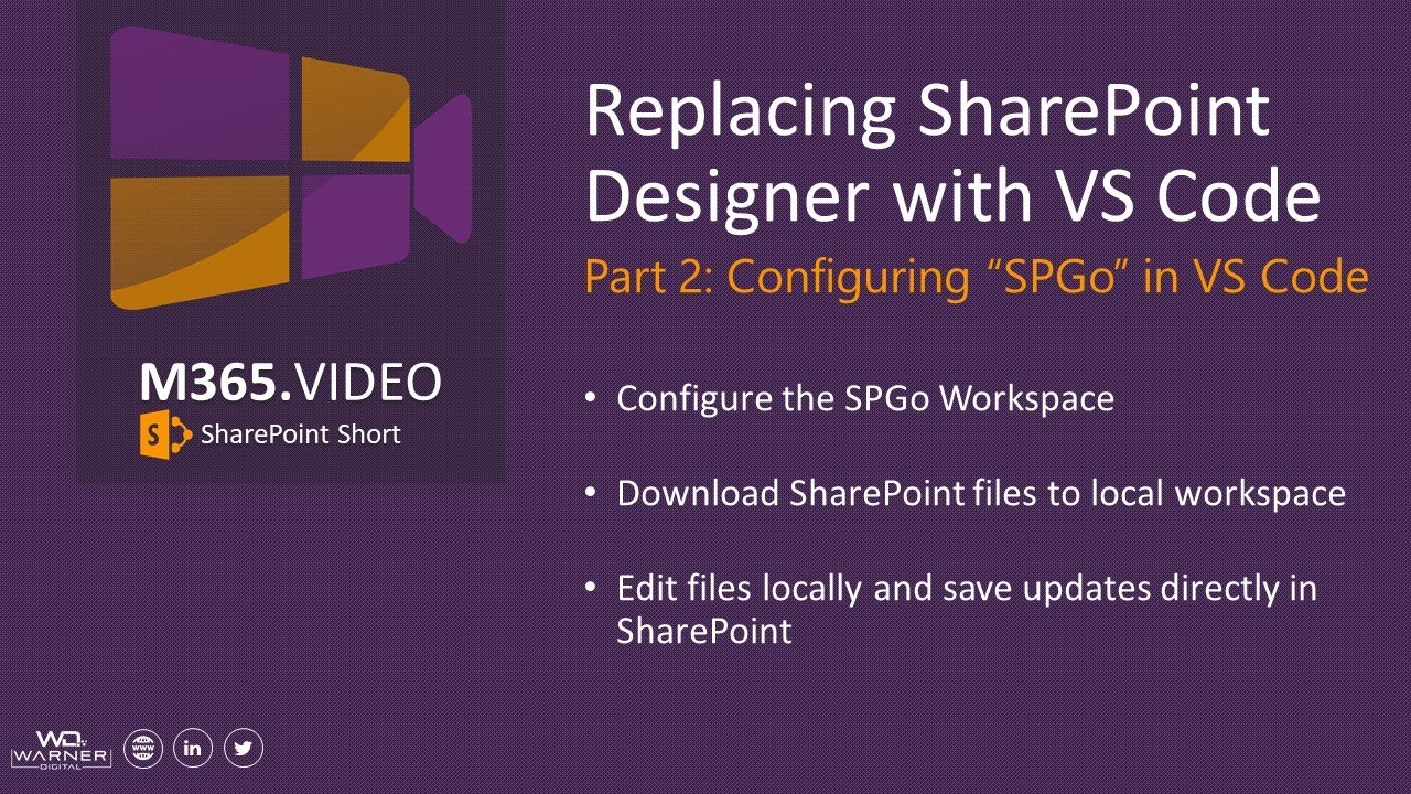 Replacing SharePoint Designer With Visual Studio Code Part 2 Replacing SharePoint Designer With Visual Studio Code Part 2