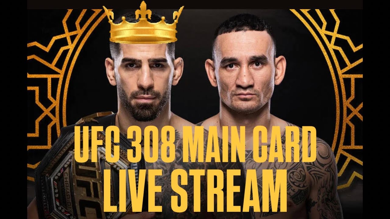 UFC 308 MAIN CARD LIVE STREAM WATCH PARTY TOPURIA VS HOLLOWAY - YouTube