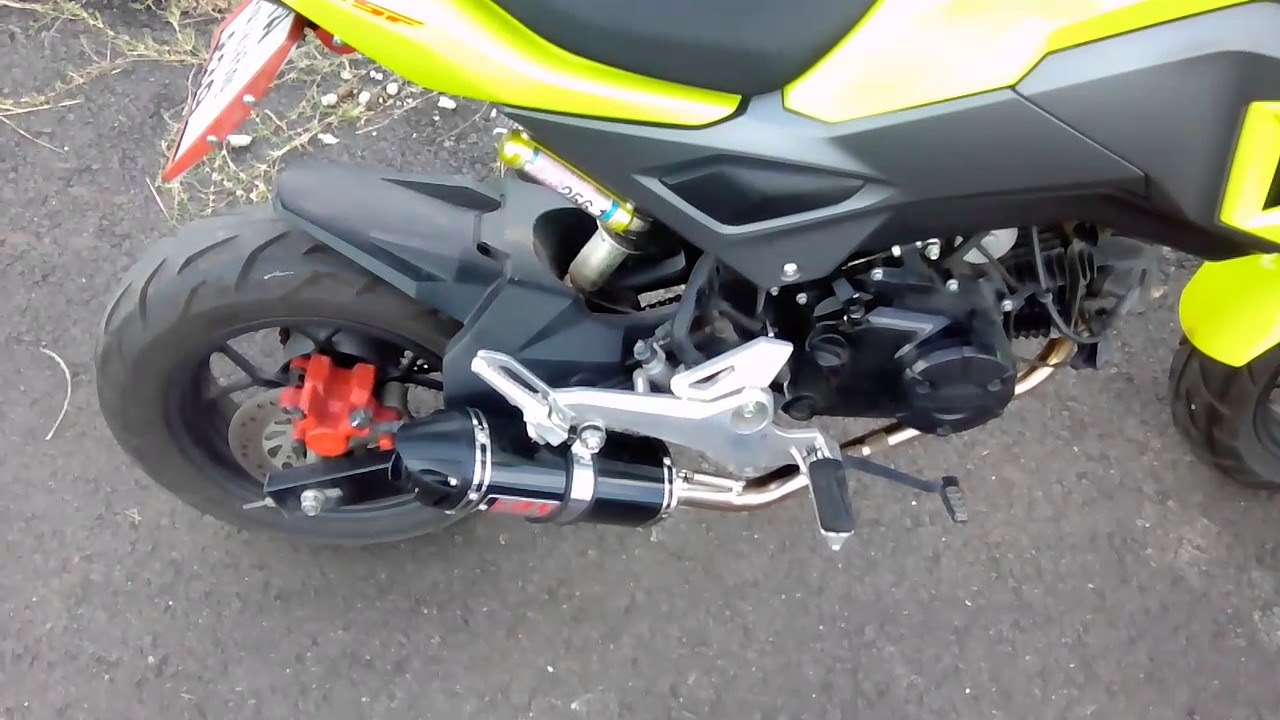 ท่อ Yoshimura MSX SF ลองเสียง - YouTube