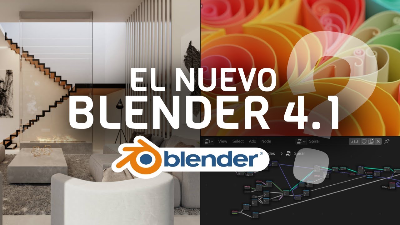 TE RESUMO en 10 MINUTOS TODAS LAS NOVEDADES de BLENDER 4.1🤯 | Español ...