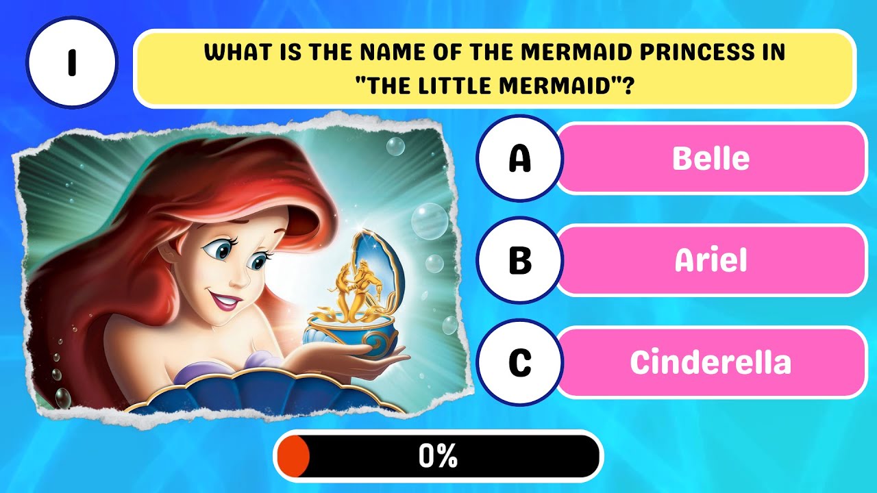 The Little Mermaid Quiz #thelittlemermaid #quiz - YouTube