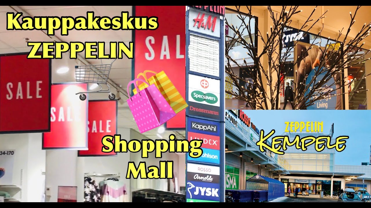 ZEPPELIN Shopping Mall in Kempele | Kauppakeskus Zeppelin | Finland ...
